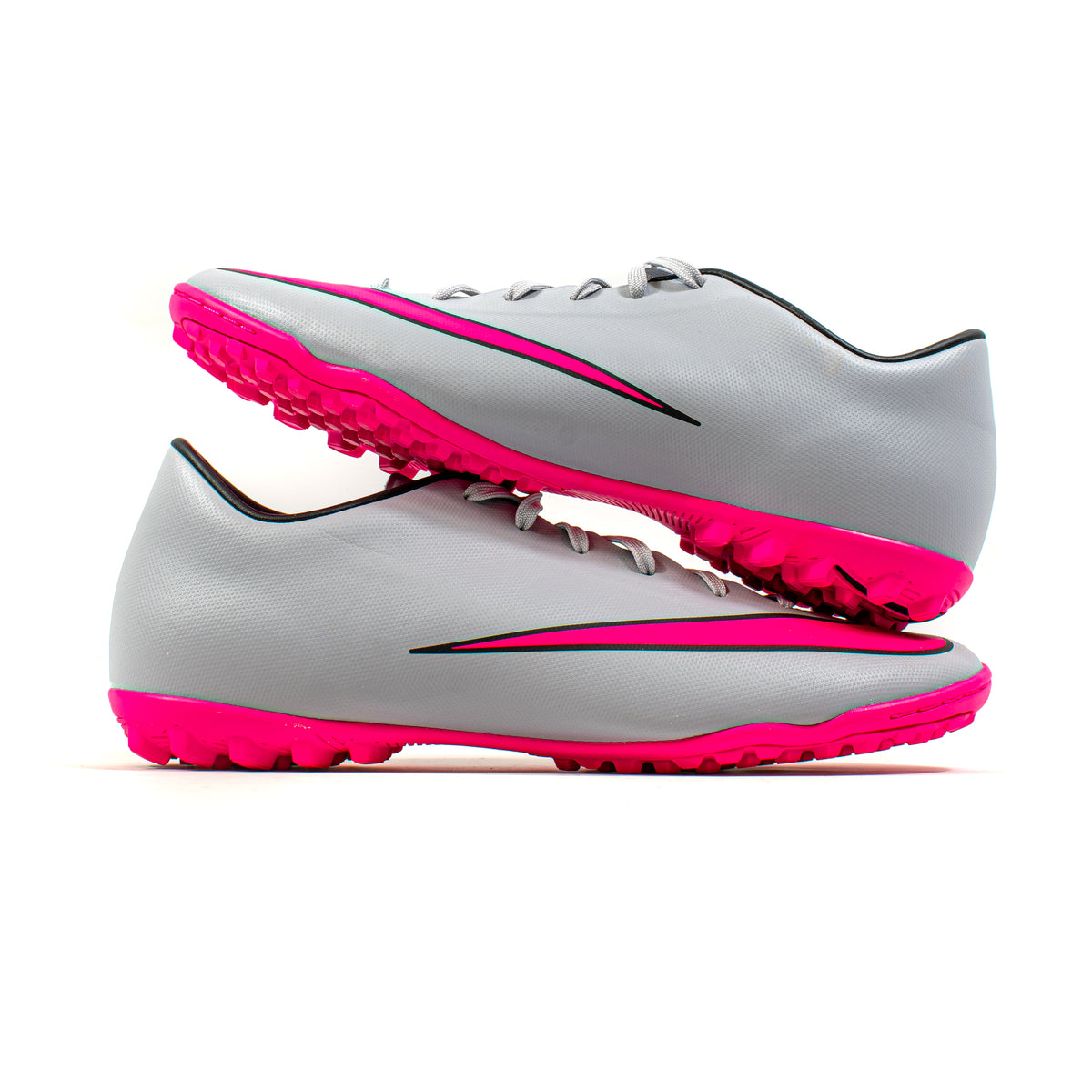 Nike Mercurial Victory V Grey Pink Turf – Classic Soccer Cleats