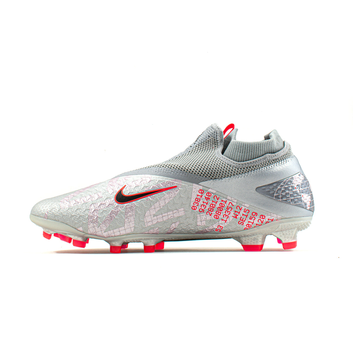 Nike Phantom Vision VSN 2 Pro DF Silver Red FG – Classic Soccer Cleats