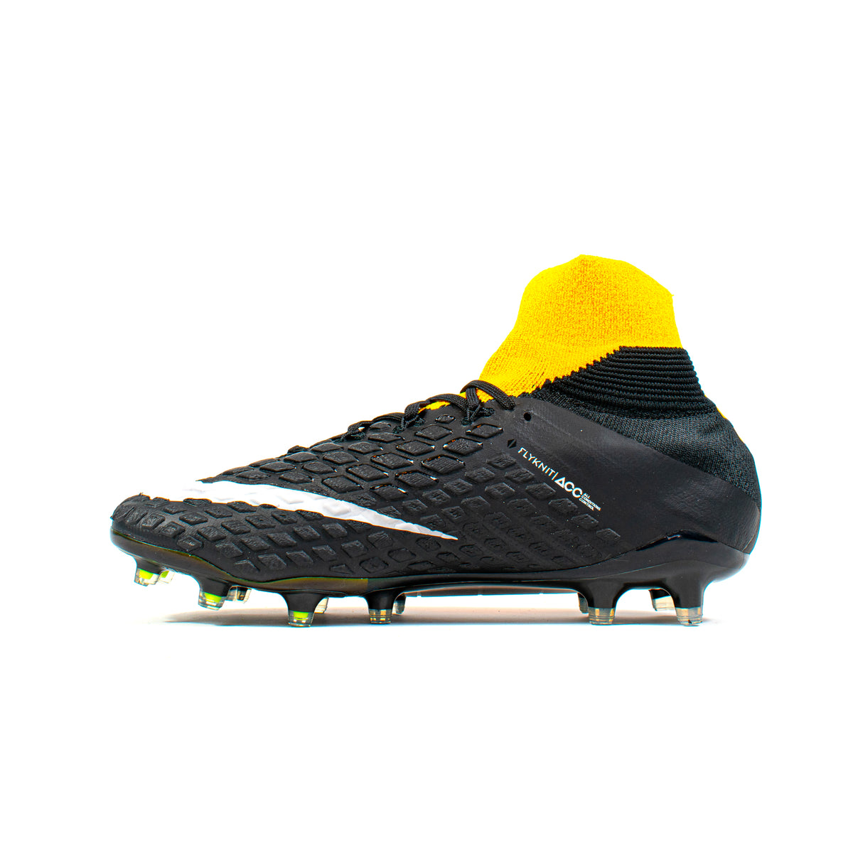Nike Hypervenom Phantom III DF Yellow Black FG – Classic Soccer Cleats