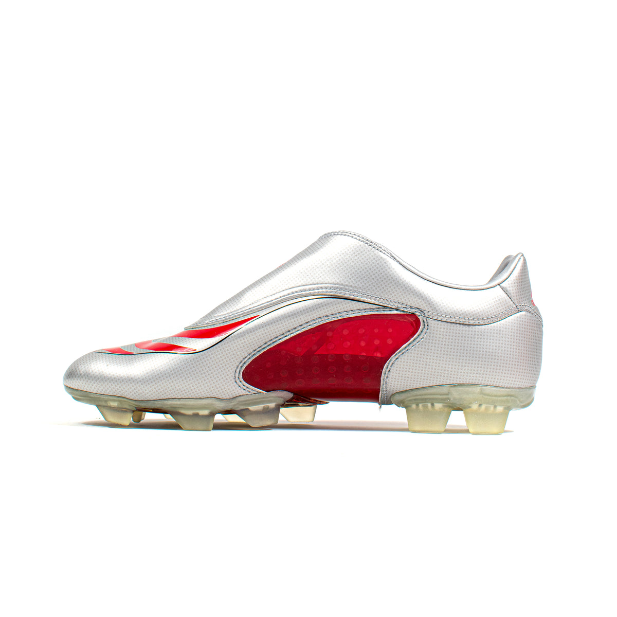 Adidas F30.8 Tunit Silver Red FG – Classic Soccer Cleats