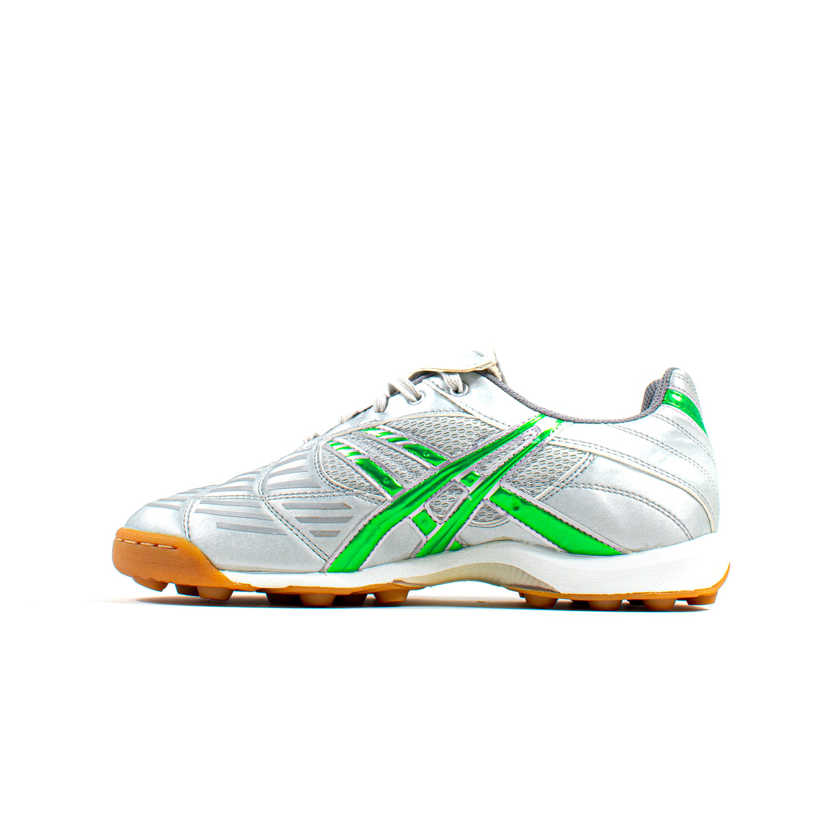 Asics Artista Silver Green Turf Indoor – Classic Soccer Cleats