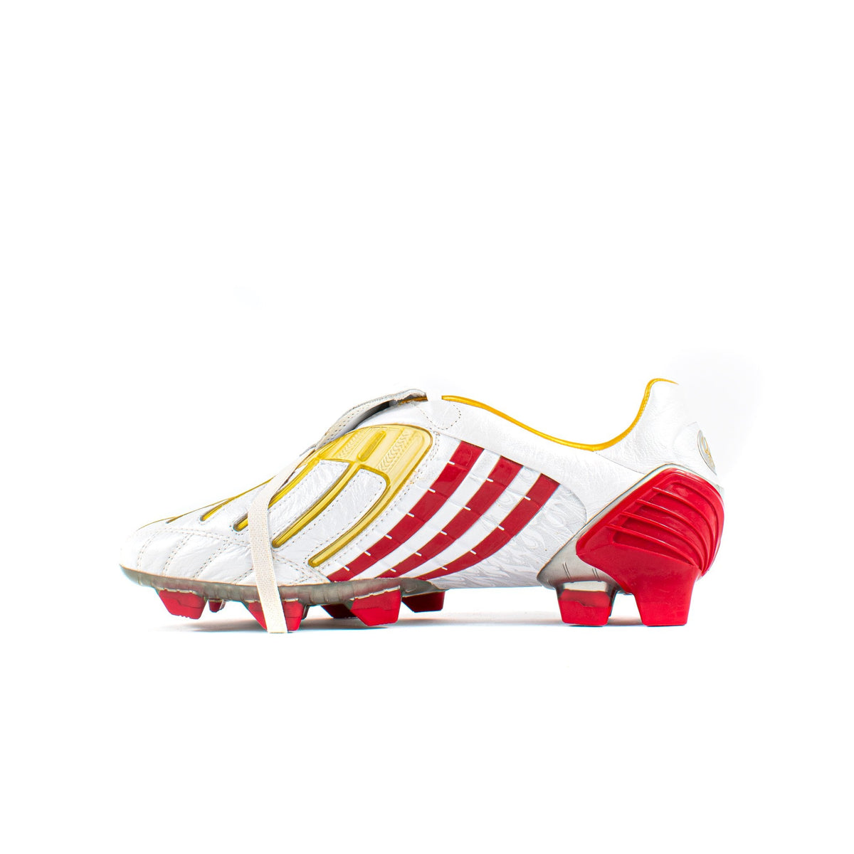 Adidas Predator Powerswerve White Gold FG – Classic Soccer Cleats